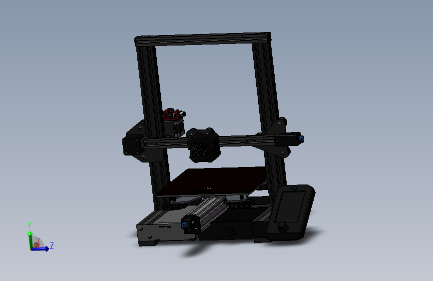 creality raptor 3d_SOLIDWORKS_模型下载 – 懒石网