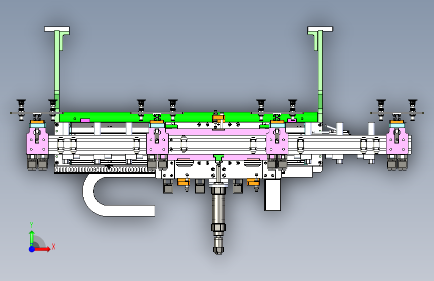 4工位吸附机构_STEP_模型图纸下载 – 懒石网