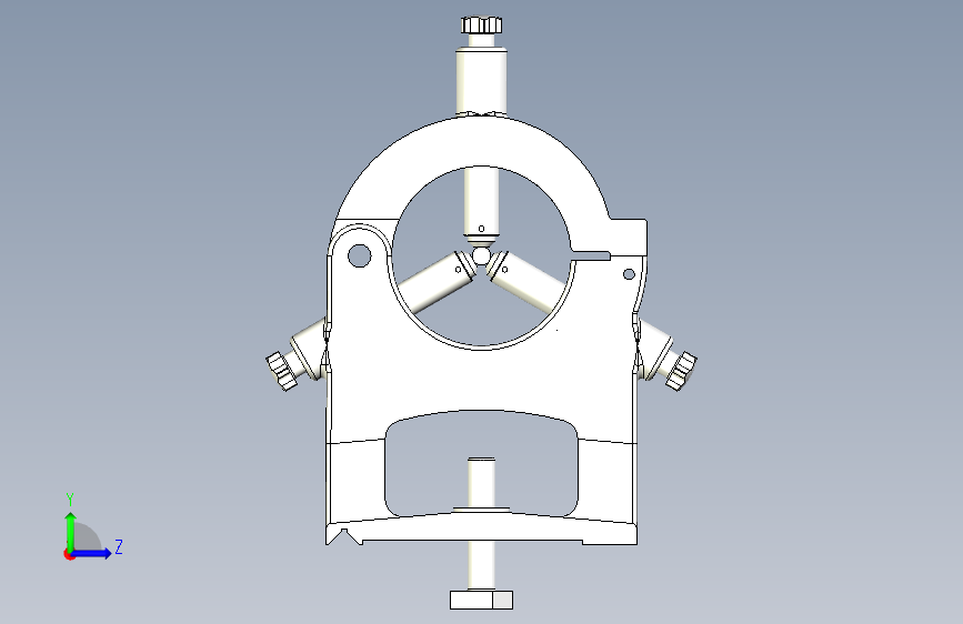 X0815-CW6163中心架三维SW2016带参_SOLIDWORKS 2016_模型图纸下载 – 懒石网
