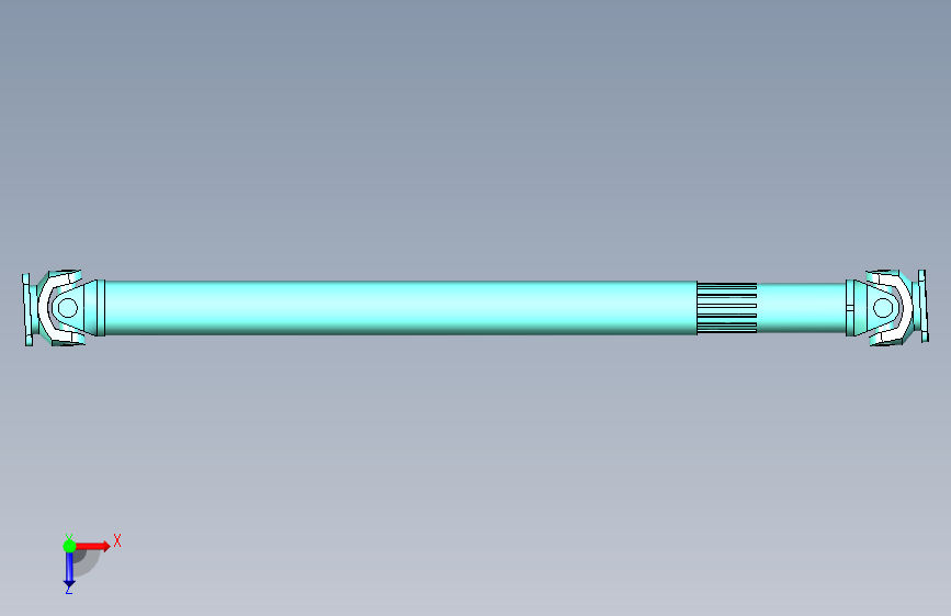M3705-十字轴万向轴三维SW2016带参_STEP_模型图纸下载 – 懒石网