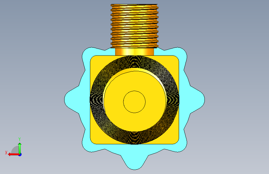 M5886-氢气阀门QF-30A 三维UG11.0带参_STEP_模型图纸下载 – 懒石网