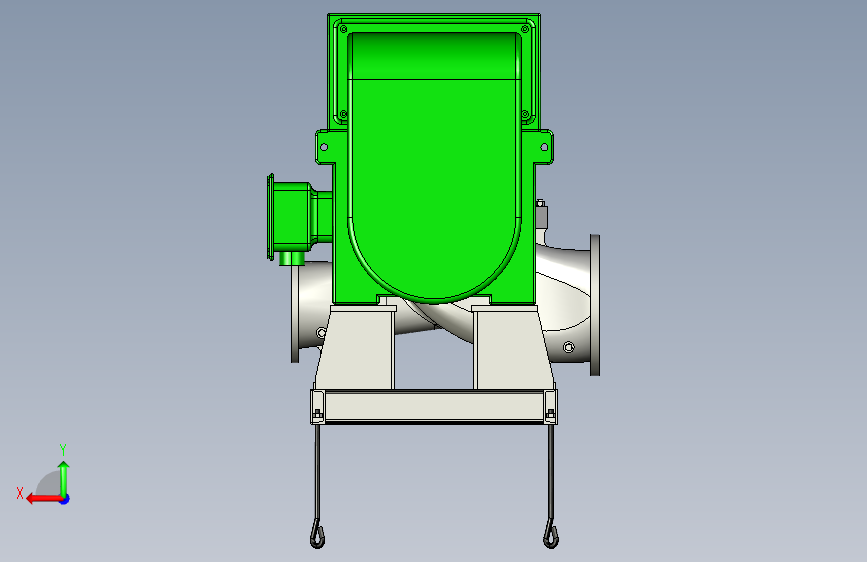 M6133-高压电机双吸泵三维UG8.5无参_STEP_模型图纸下载 – 懒石网
