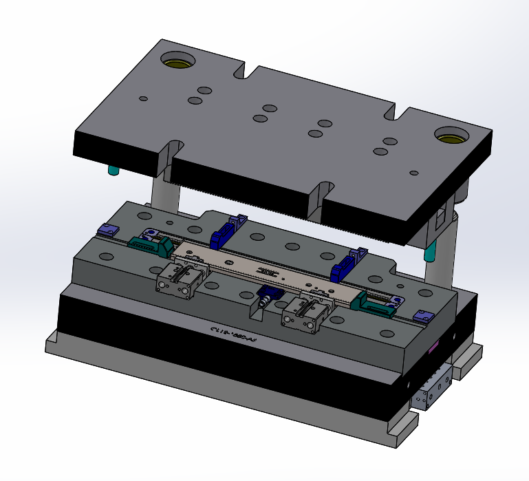 M4429-冲压模具设备三维SW2016无参_STEP_模型图纸下载 – 懒石网