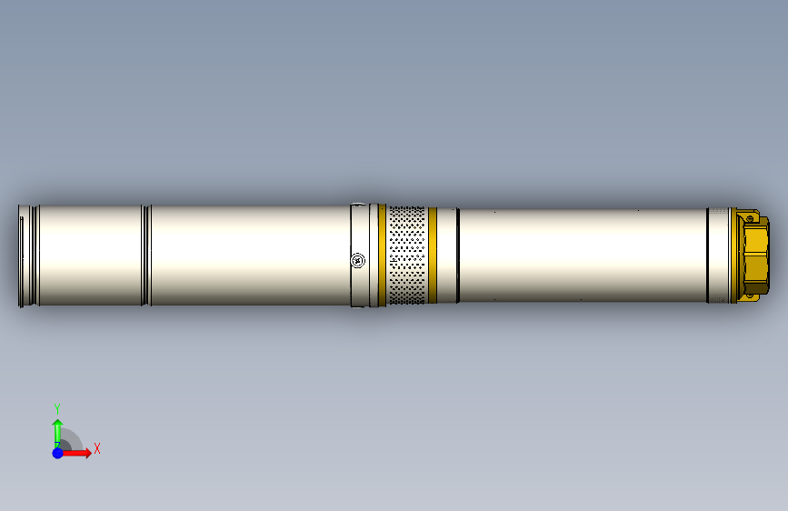M1038-4寸0.37kW深井泵三维SW2016带参_STEP_模型图纸下载 – 懒石网