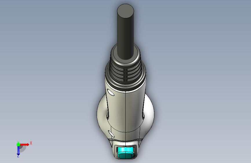 M5614-美标新能源充电枪三维UG10.0无参_STEP _模型图纸下载 – 懒石网