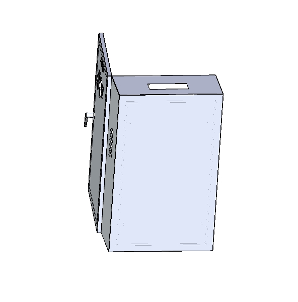 E0102-电箱电柜配电柜模型三维UG10.0无参_STEP_模型图纸下载 – 懒石网