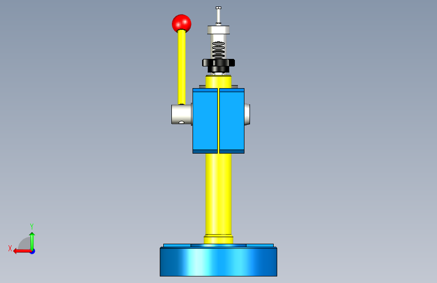E0214-J03-0.5A手动压力机三维SW2018带参10_STEP_模型图纸下载 – 懒石网