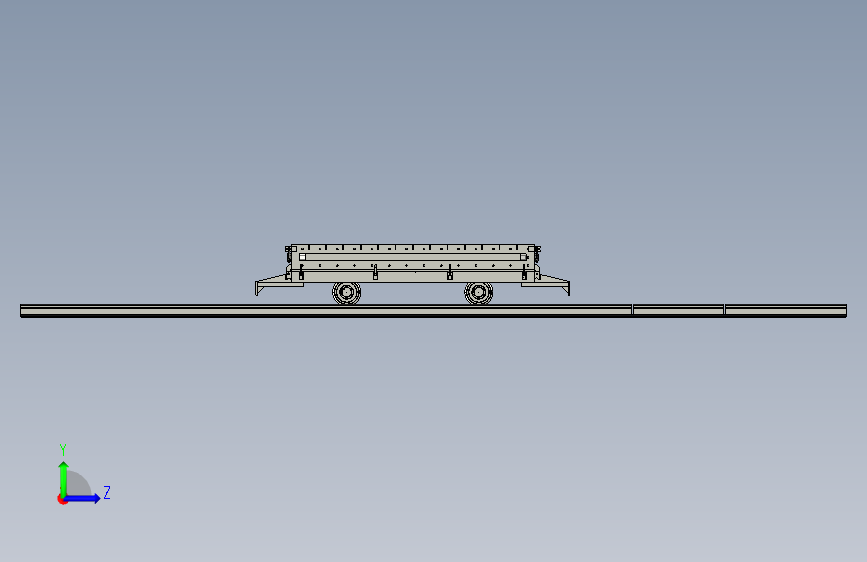 E0511-轨道平车模型三维SW2016无参_STEP_模型图纸下载 – 懒石网