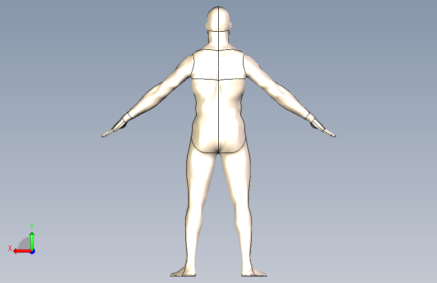 人体模型james_xt_Parasolid_模型图纸下载 – 懒石网