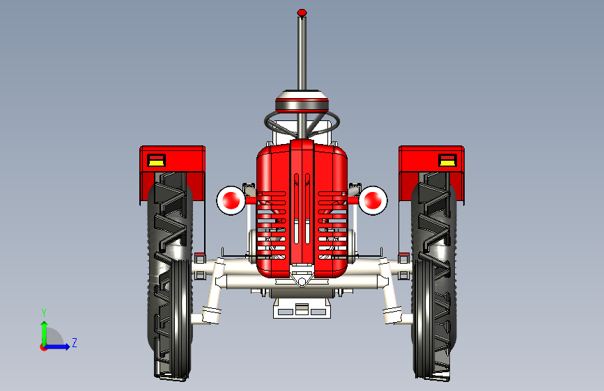 Y3718-拖拉机+tractor-3d-in-solidworks+SW_STEP_模型图纸下载 – 懒石网