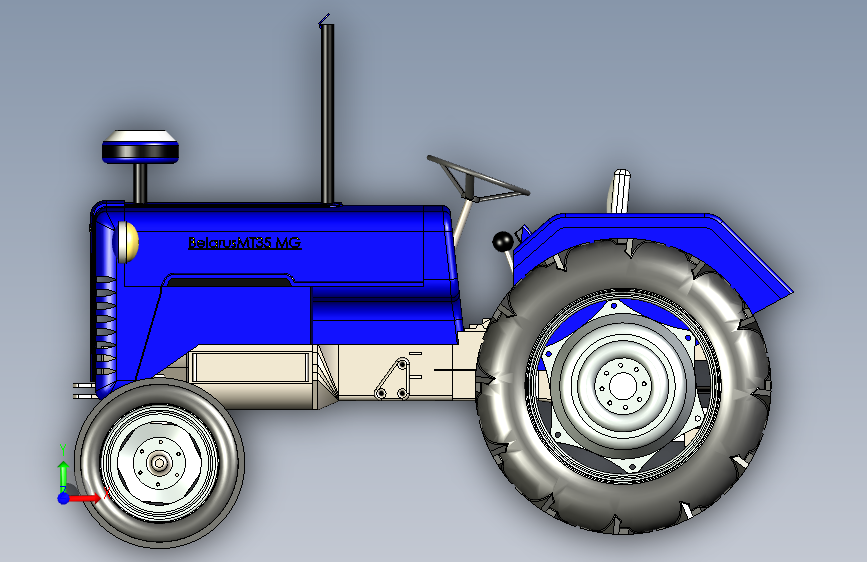 Y3703-拖拉机+belarus-tractor+SW_STEP_模型图纸下载 – 懒石网