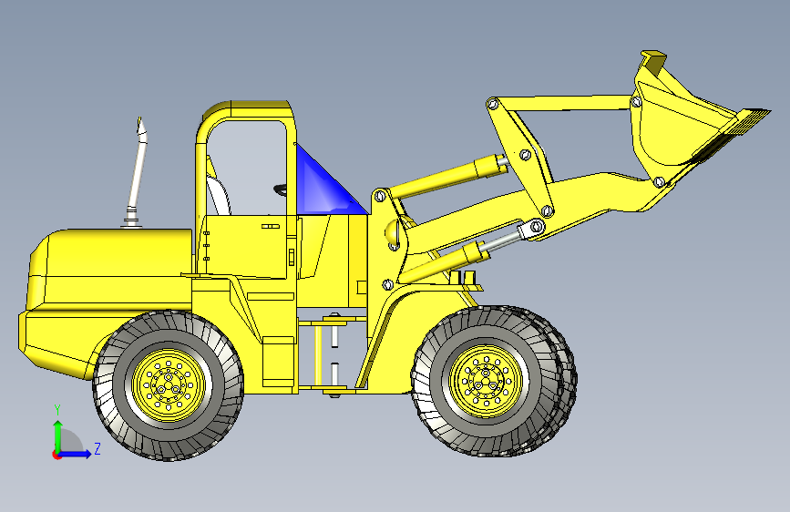 Y4714-铲车+++wheel+loader+Assembly+SW+STP_STEP_模型图纸下载 – 懒石网