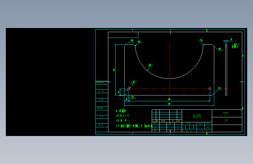 DN400-R406 90° 短半径弯头自动进给坡口装置设计含5张CAD图_AutoCAD 2010_模型图纸下载 – 懒石网