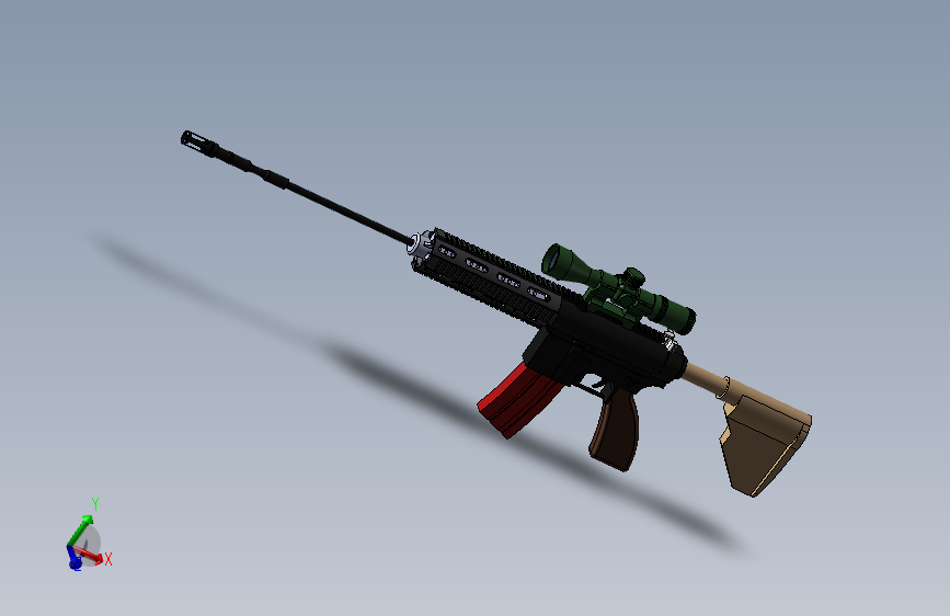 M416_SOLIDWORKS 2016_模型图纸免费下载 – 懒石网