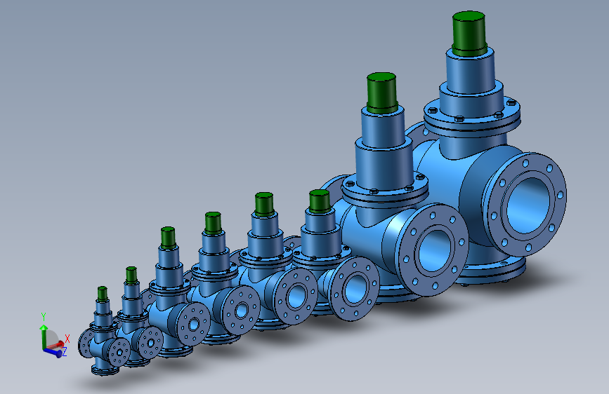 8款最全Y42X减压阀_SOLIDWORKS 2013_模型图纸下载 – 懒石网