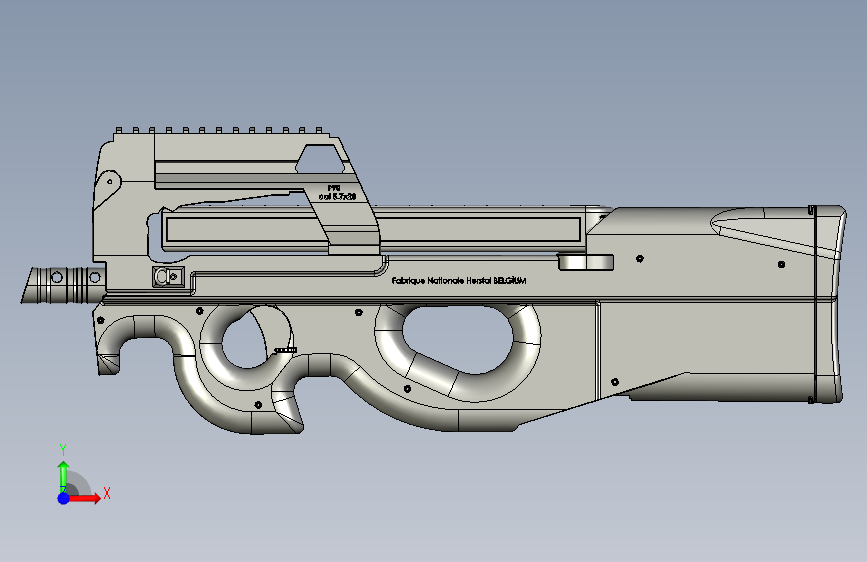 P90_STEP_模型图纸下载 – 懒石网