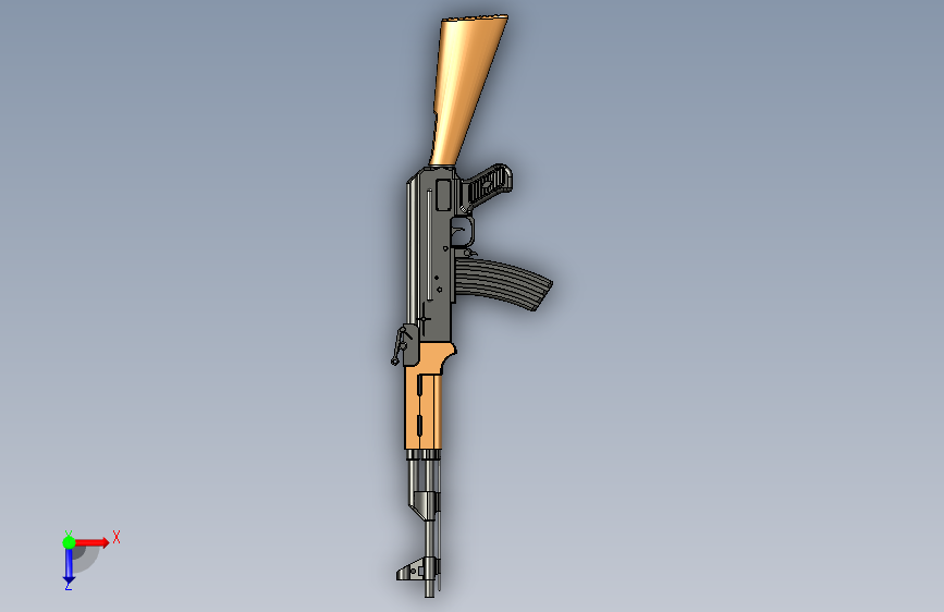 ak47_UG 12_模型图纸下载 – 懒石网