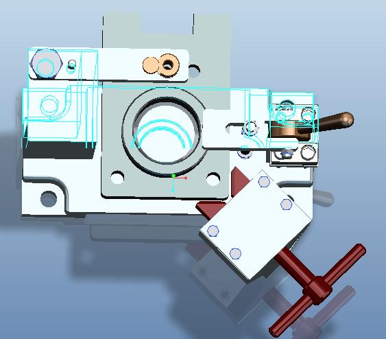 D1237-轴承托脚加工工艺及钻Φ8孔夹具设计三维三维ProE5.0无参+CAD+说明书==1472506=500_SOLIDWORKS ...