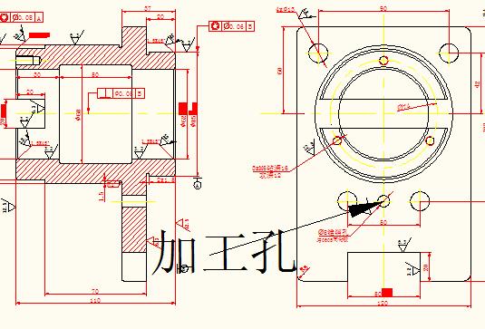 D1237-轴承托脚加工工艺及钻Φ8孔夹具设计三维三维ProE5.0无参+CAD+说明书==1472506=500_SOLIDWORKS ...