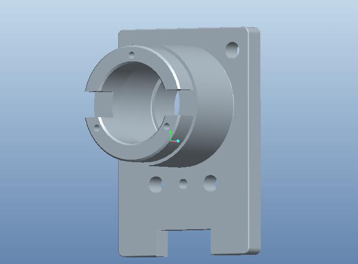 D1237-轴承托脚加工工艺及钻Φ8孔夹具设计三维三维ProE5.0无参+CAD+说明书==1472506=500_SOLIDWORKS ...