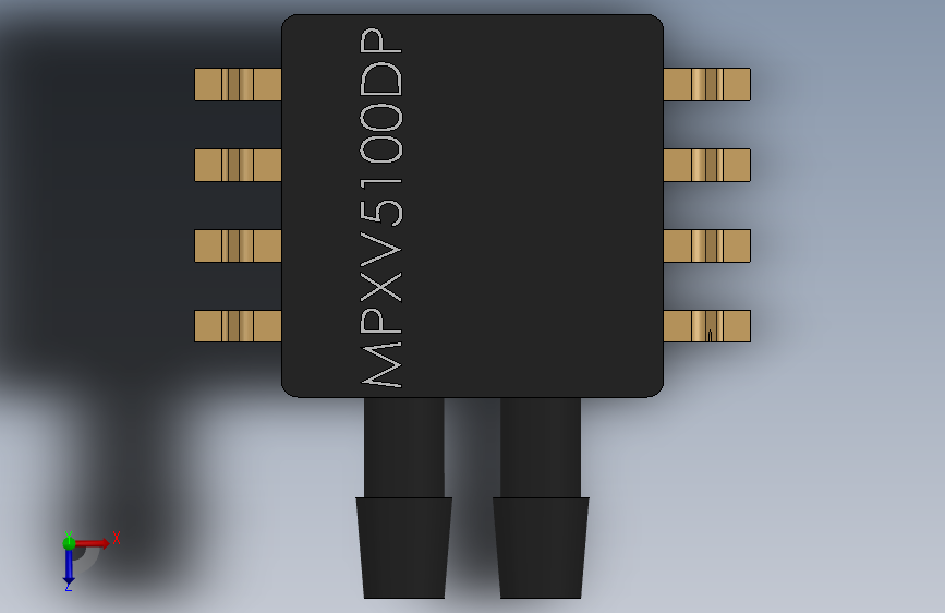 MPX5100 - 0 至 100 kPa 压力传感器_SOLIDWORKS 2017_模型图纸下载 – 懒石网