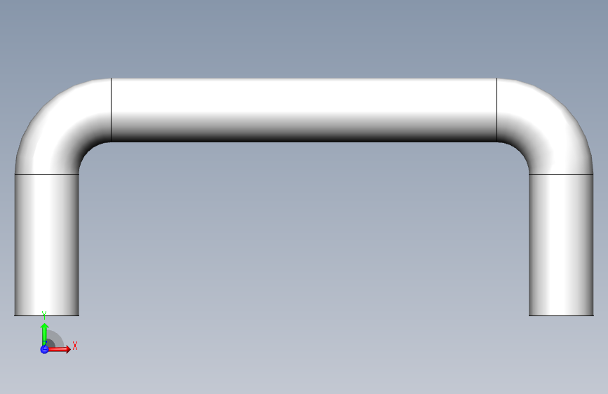 U型把手圆形钢拉手UWAN10_80_27_SOLIDWORKS 2020_模型图纸下载 – 懒石网