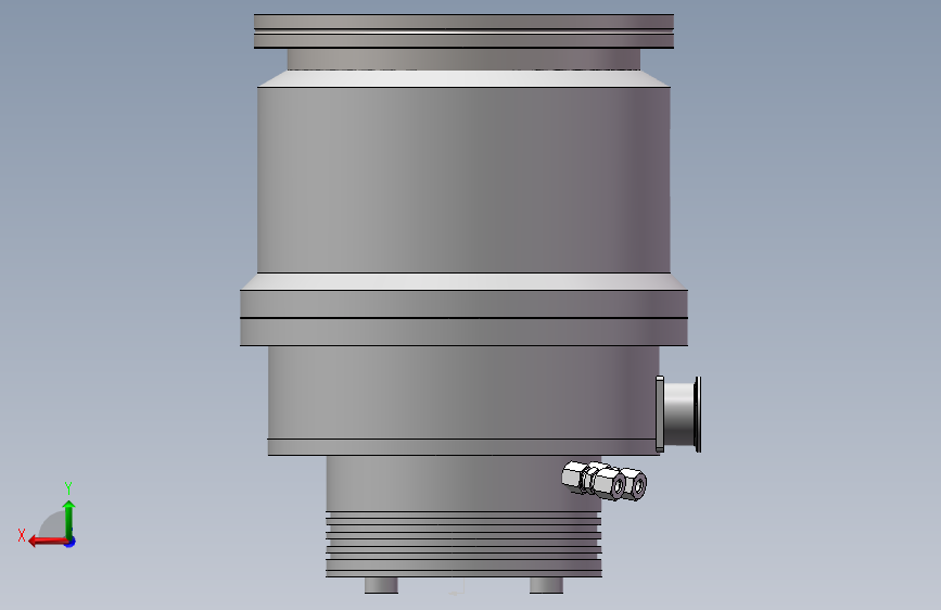 KYKY CXF系列磁悬浮分子泵 参考模型250_2300 DN250_KYKY mf_SOLIDWORKS 2012_模型图纸下载 – 懒石网