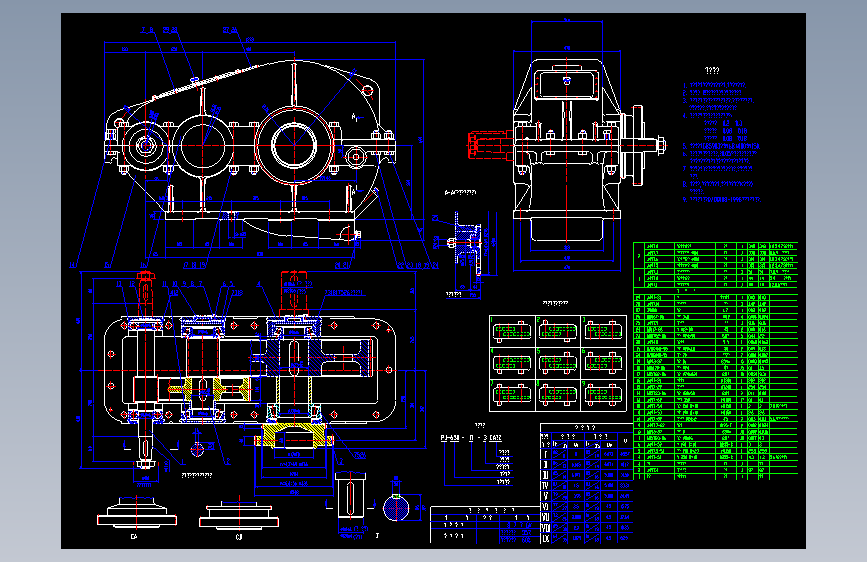 ZQ_系列减速机_AutoCAD 2007_模型图纸下载 – 懒石网