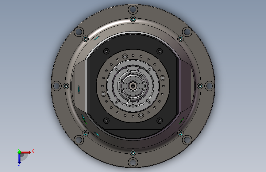 电主轴HSK-A100-MF_SOLIDWORKS 2018_模型图纸下载 – 懒石网