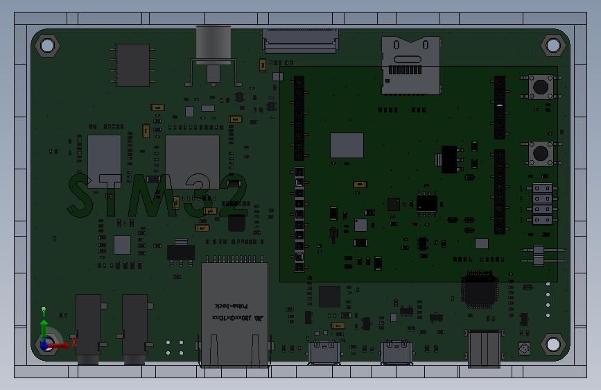 stm32f7单片机组件_SOLIDWORKS 2018_模型图纸下载 – 懒石网