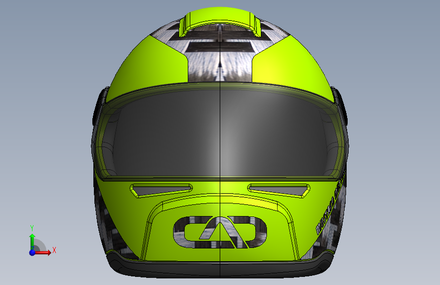 Solidworks制作的F1头盔-STL-SW_SOLIDWORKS 2023_模型图纸下载 – 懒石网