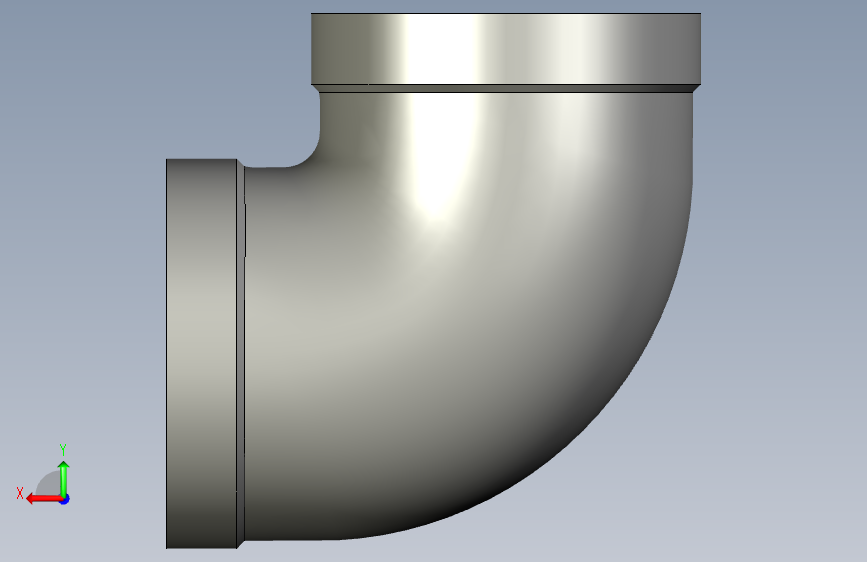 螺纹管弯头-90°等径 DN40_STEP_模型图纸下载 – 懒石网