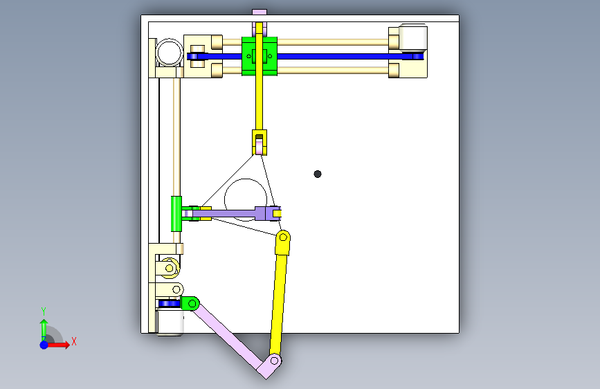 Tripteron三轴传动机构3D模型图纸 stp格式_STEP_模型图纸下载 – 懒石网