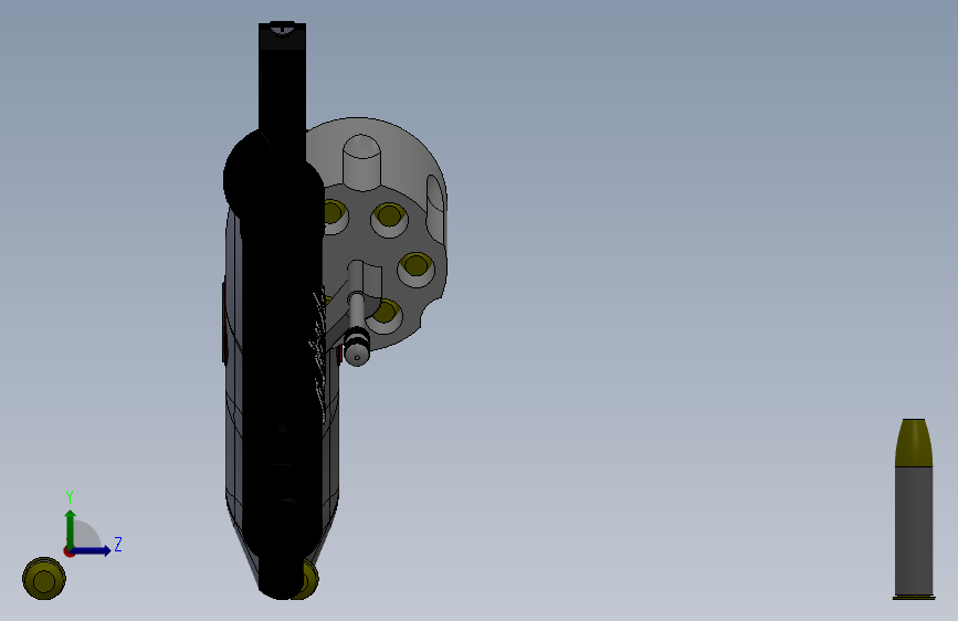 手枪左轮冲锋枪老式狙击步枪设计3D图纸colt-python-8-357-magnum-1955 SW STP STL_SOLIDWORKS ...