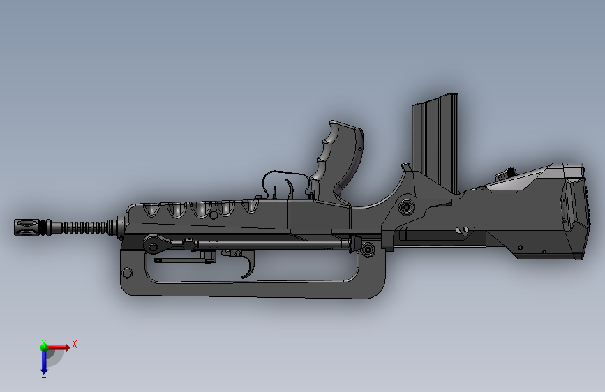 famas法玛斯建模模型_SOLIDWORKS 2022_模型图纸下载 – 懒石网