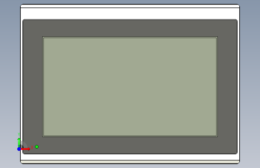2711R-T7T面板视图800_STEP_模型图纸下载 – 懒石网