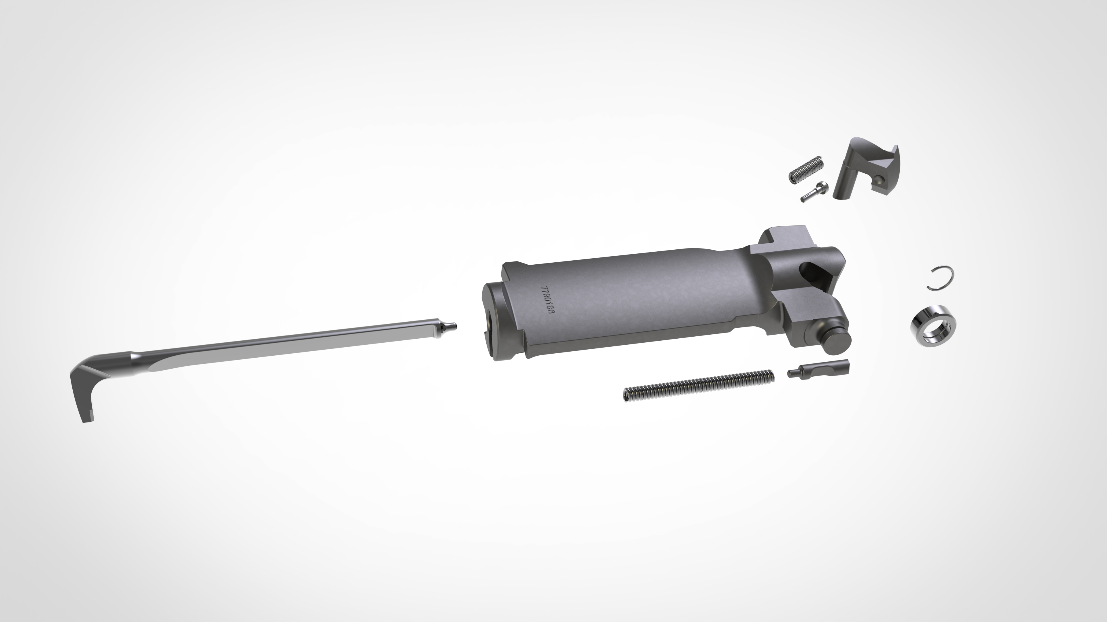 m14-7.62mm_STEP_模型图纸下载 – 懒石网