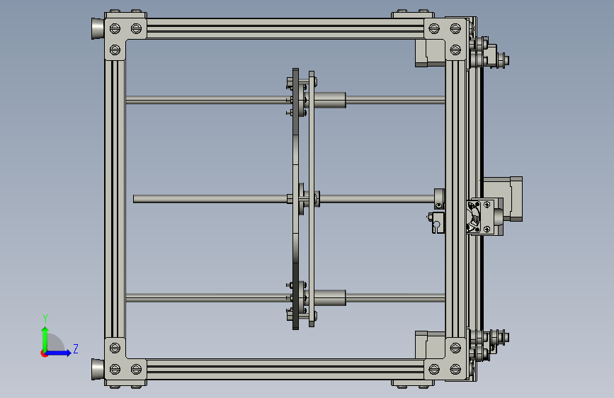 corexy-v2-3d打印机_STEP_模型图纸下载 – 懒石网