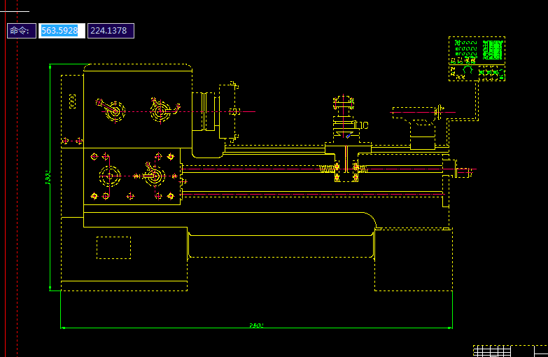 C616型普通车床改造设计_AutoCAD 2004_模型图纸下载 – 懒石网