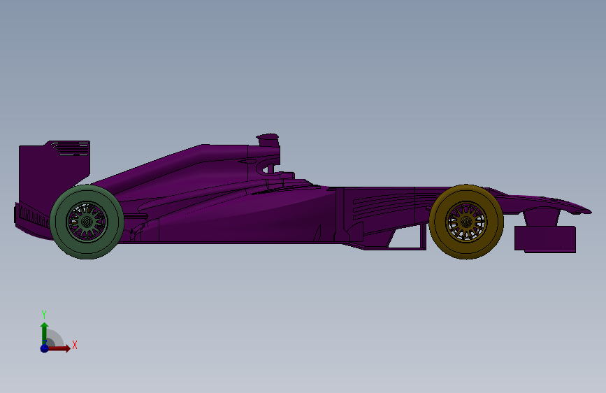 F1+Car一级方程式（F1）赛车简易 SW23_SOLIDWORKS 2024_模型图纸下载 – 懒石网