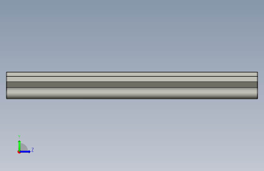 KRB-D12-L240导向轴导轨_STEP_模型图纸下载 – 懒石网