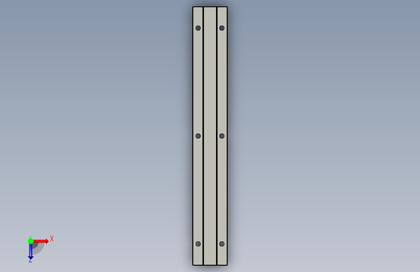 KRB-D12-L240导向轴导轨_STEP_模型图纸下载 – 懒石网