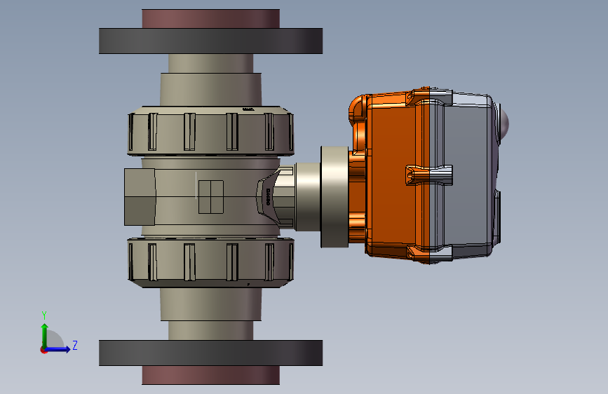 DN50电动球阀_STEP SOLIDWORKS2024_模型图纸下载 – 懒石网