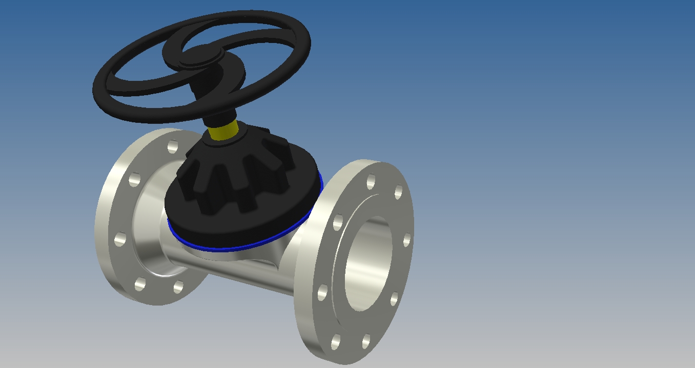 G15117-Saunders KB隔膜阀”_Inventor 2012_模型图纸下载 – 懒石网