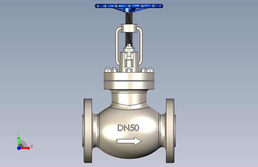 G15887-DN50阀门”+阀门_STEP_模型图纸下载 – 懒石网