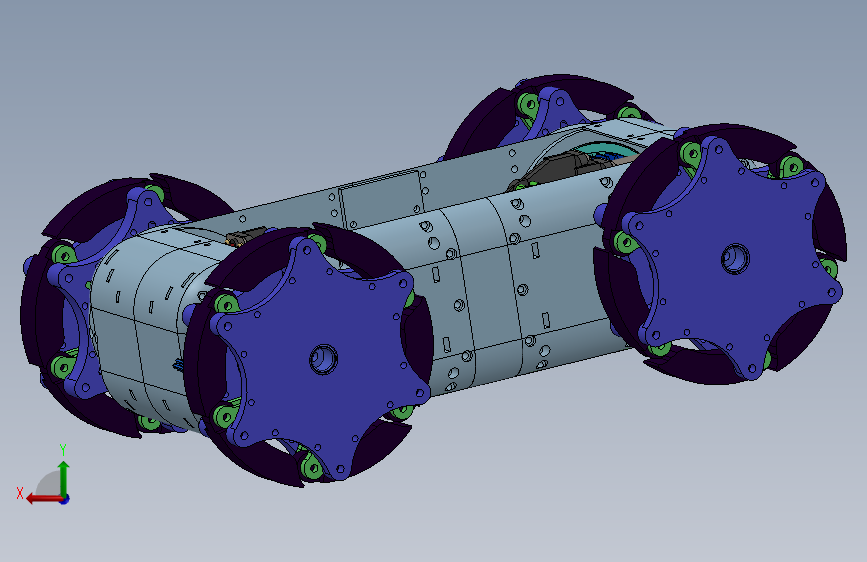 G028690-FUHAR：一种可变形轮腿混合移动机器人=机器人机械臂_SOLIDWORKS 2016_模型图纸下载 – 懒石网