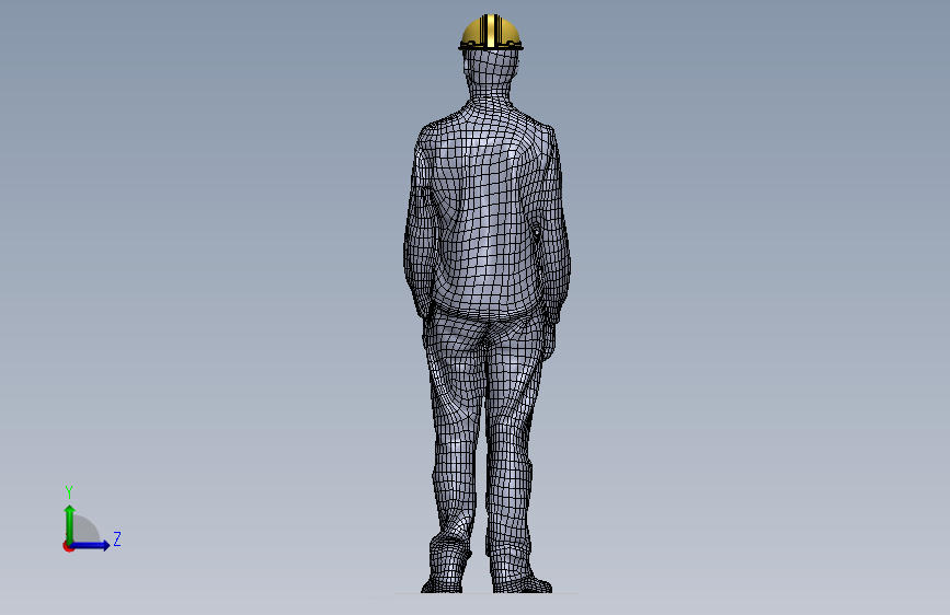 人体模型worker_1800h-2020-1 4 SW X_T_SOLIDWORKS 2020_模型图纸下载 – 懒石网