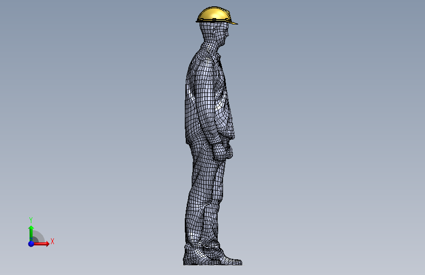 人体模型worker_1800h-2020-1 4 SW X_T_SOLIDWORKS 2020_模型图纸下载 – 懒石网