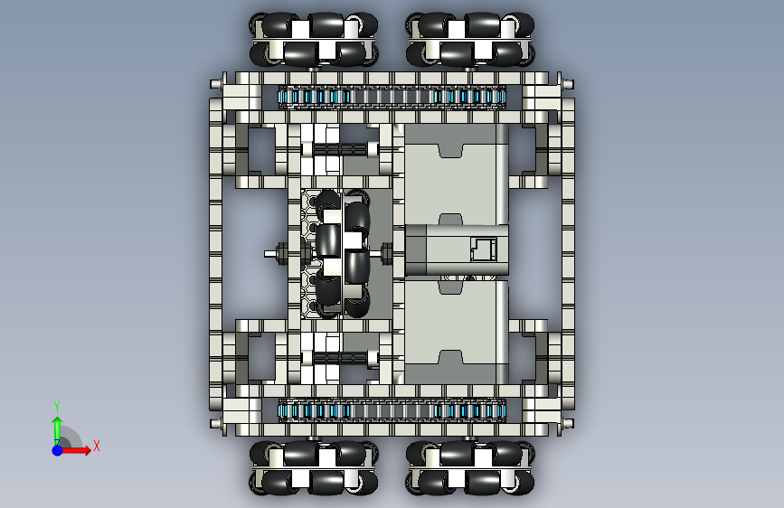 Vex+IQ+H-Drive+传动系统，链和链轮=链条链轮_STEP_模型图纸下载 – 懒石网