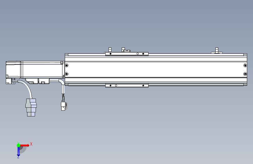 单轴机器人_STEP_模型图纸下载 – 懒石网